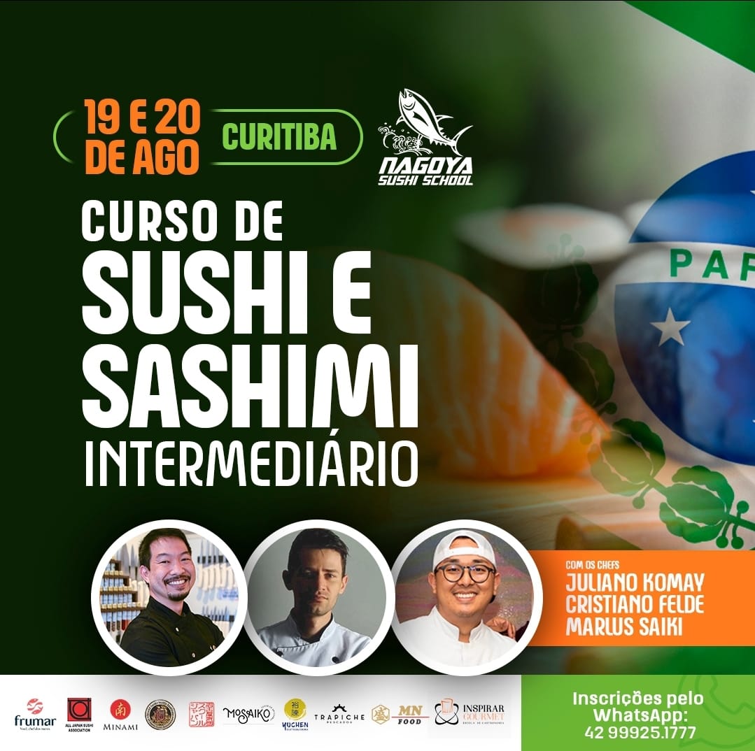 Curso de Sushi Intermediario Curitiba - Nagoya Sushi School